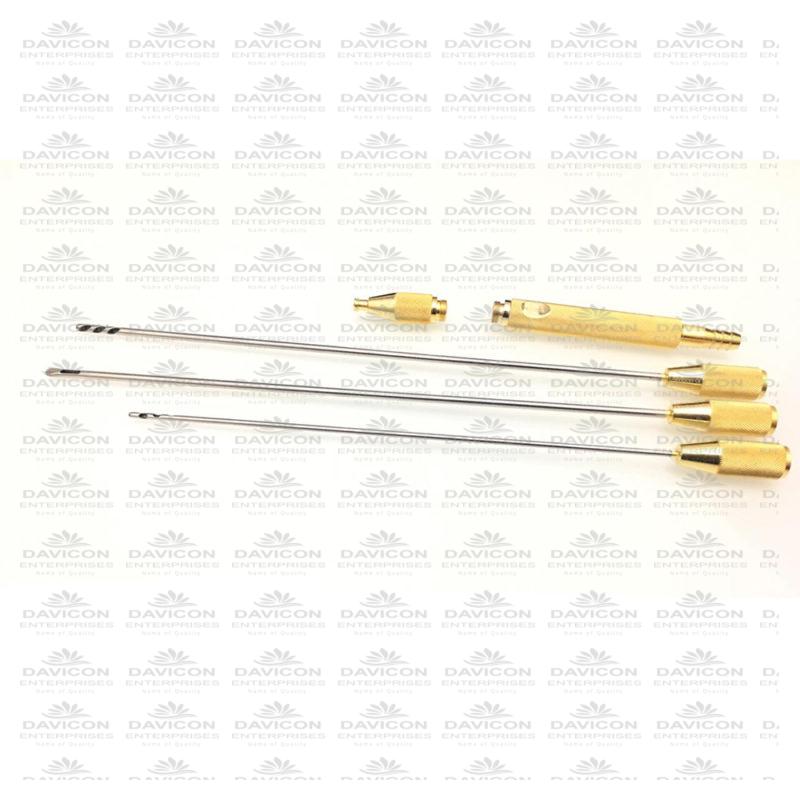 Liposuction Cannulas Set Breast Injection Body Cosmetic Surgery Set ...